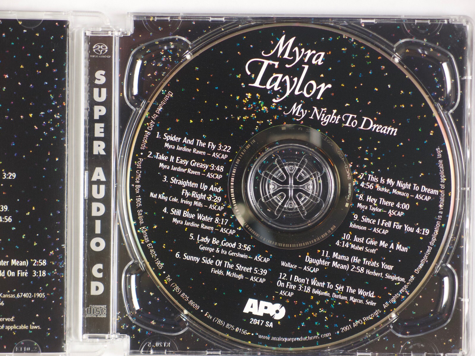 MYRA TAYLOR: My Night to Dream SACD Analogue Productions APO CD ...