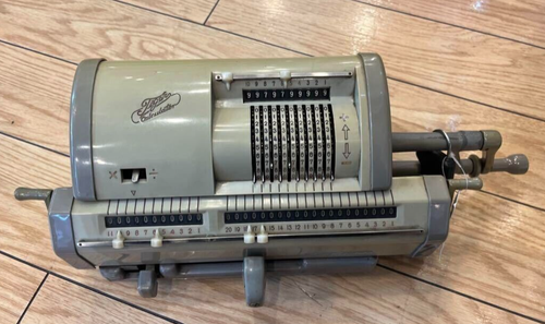TIGER Hand Mechanical Calculator Antique Hand-Cranked Mechanical ...