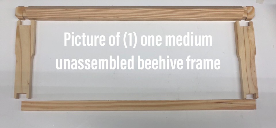 Bee Hive Frames 100 Beveled Foundationless for Deep or Med frames (Unassembled) | eBay
