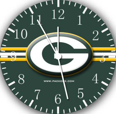 Green Bay Packers Frameless Borderless Wall Clock Nice For Gifts or ...