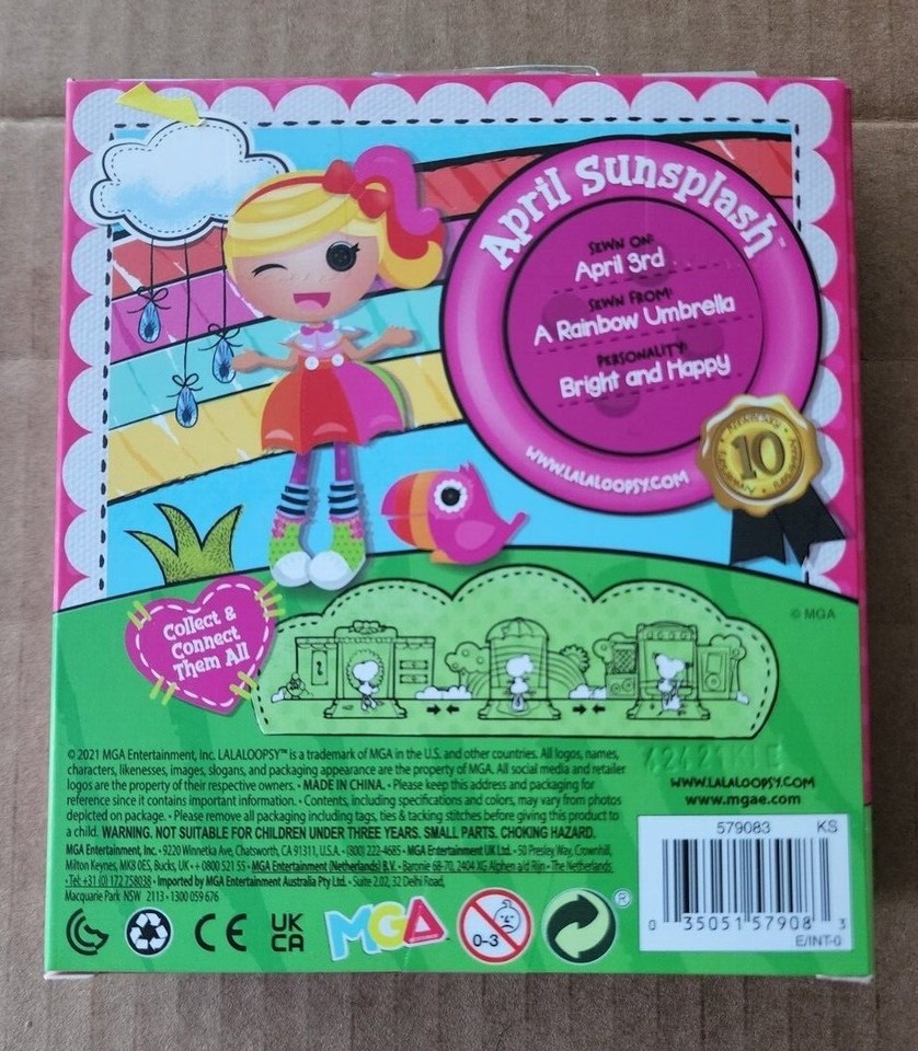 Mini Lalaloopsy April Sunsplash 10 Year Anniversary Edition W ...