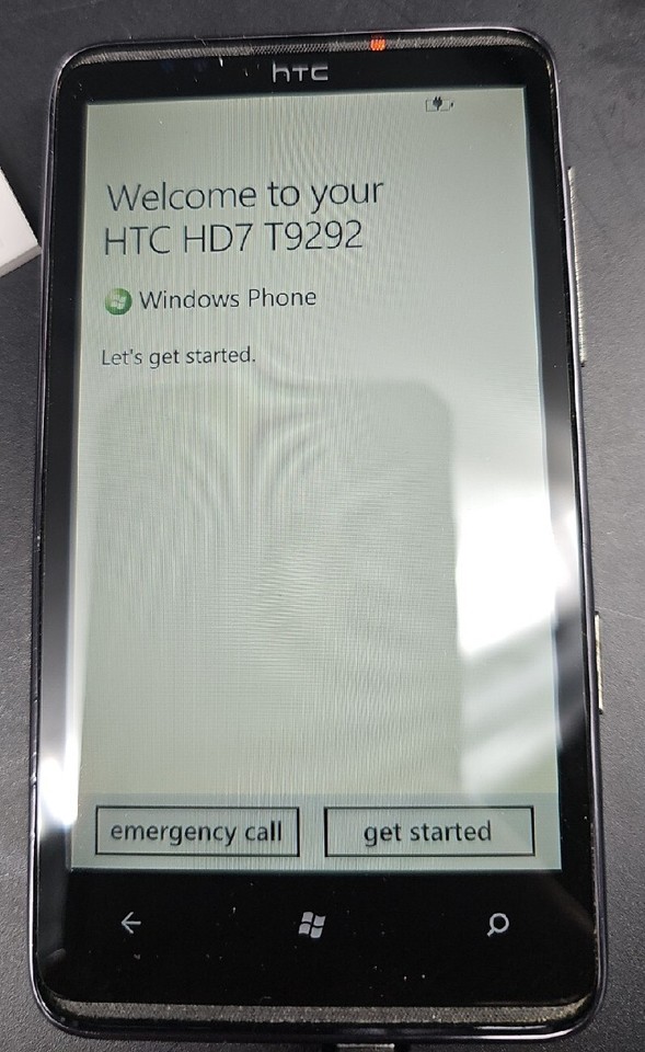 HTC HD7 T9292 16GB Black - Windows 5MP 3G Smartphone (O2) Very Good ...
