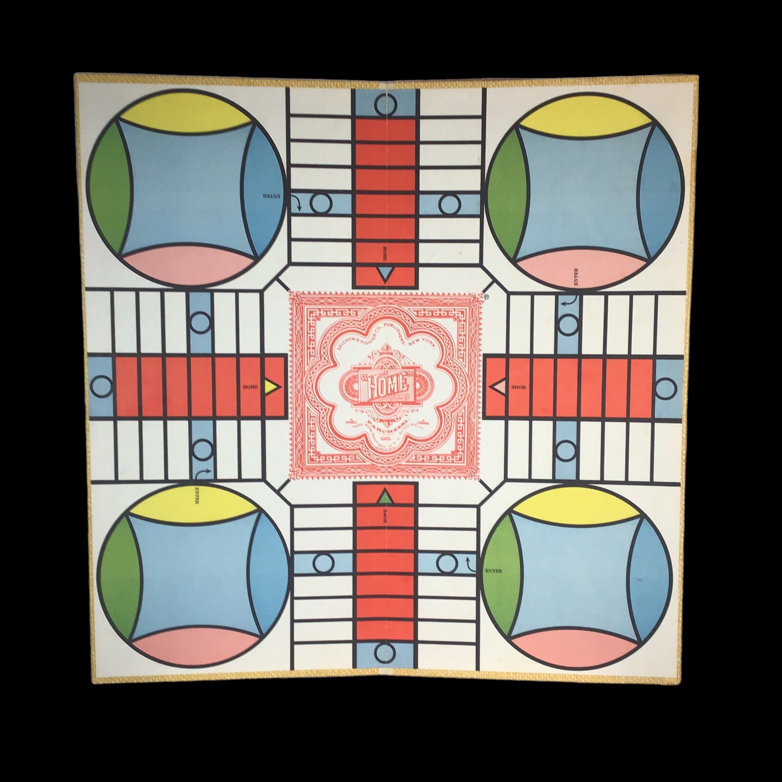 Vintage Parcheesi Board Game 1975 Selchow & Righter Royal Game of India ...