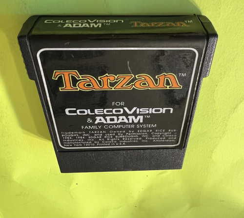 ColecoVision - TARZAN Cartridge - Cleaned and Tested Works Great! | eBay