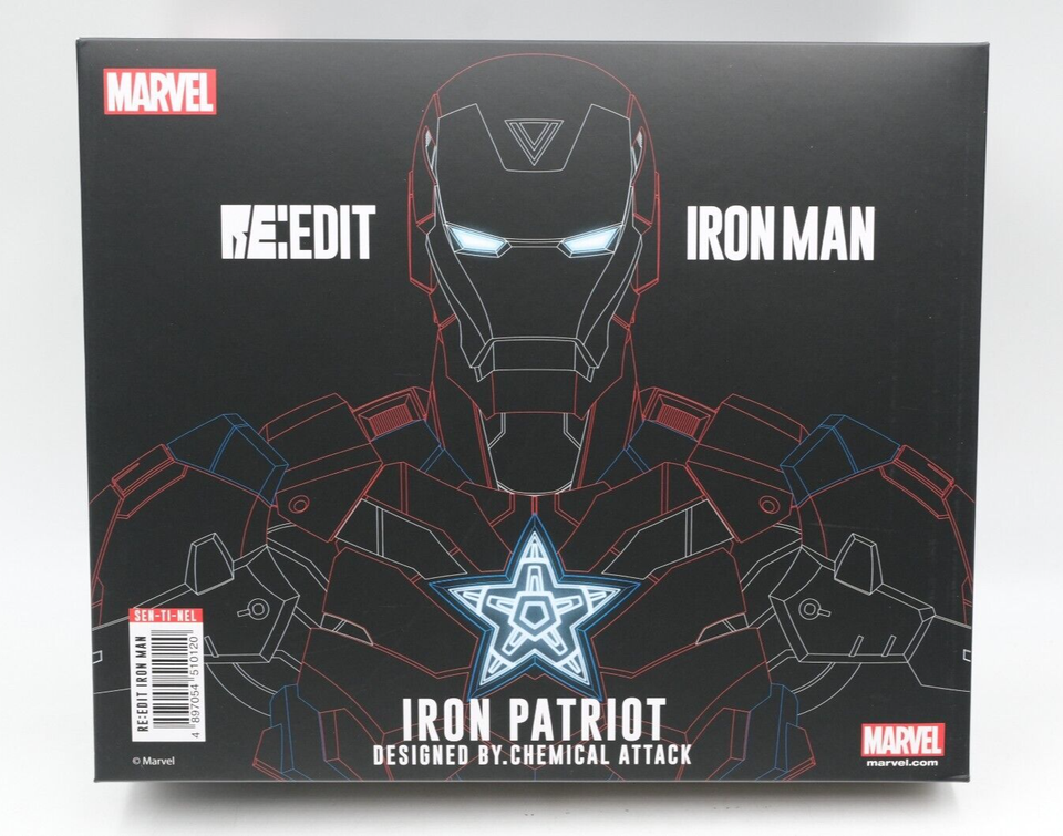 Sentinel RE:EDIT #03 Iron Patriot SDCC 2016 Exclusive Iron Man Figure ...