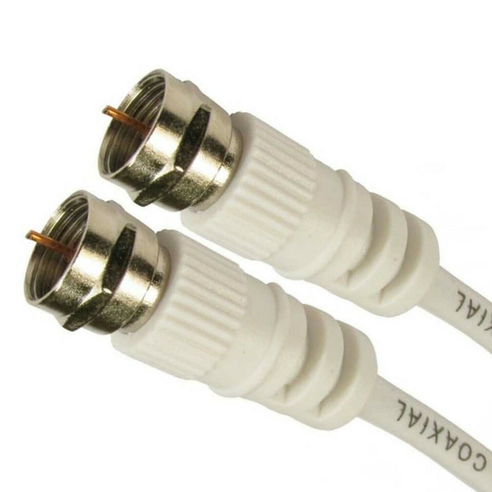 COAXIAL SATELLITE CABLE EXTENSION VIRGIN MEDIA SKY TV BROADBAND F ...