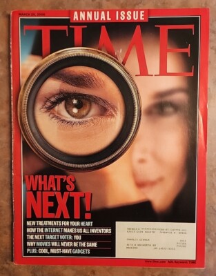 Time Magazine March 20, 2006 What's Next! Annual Issue GEORGE LUCAS ...