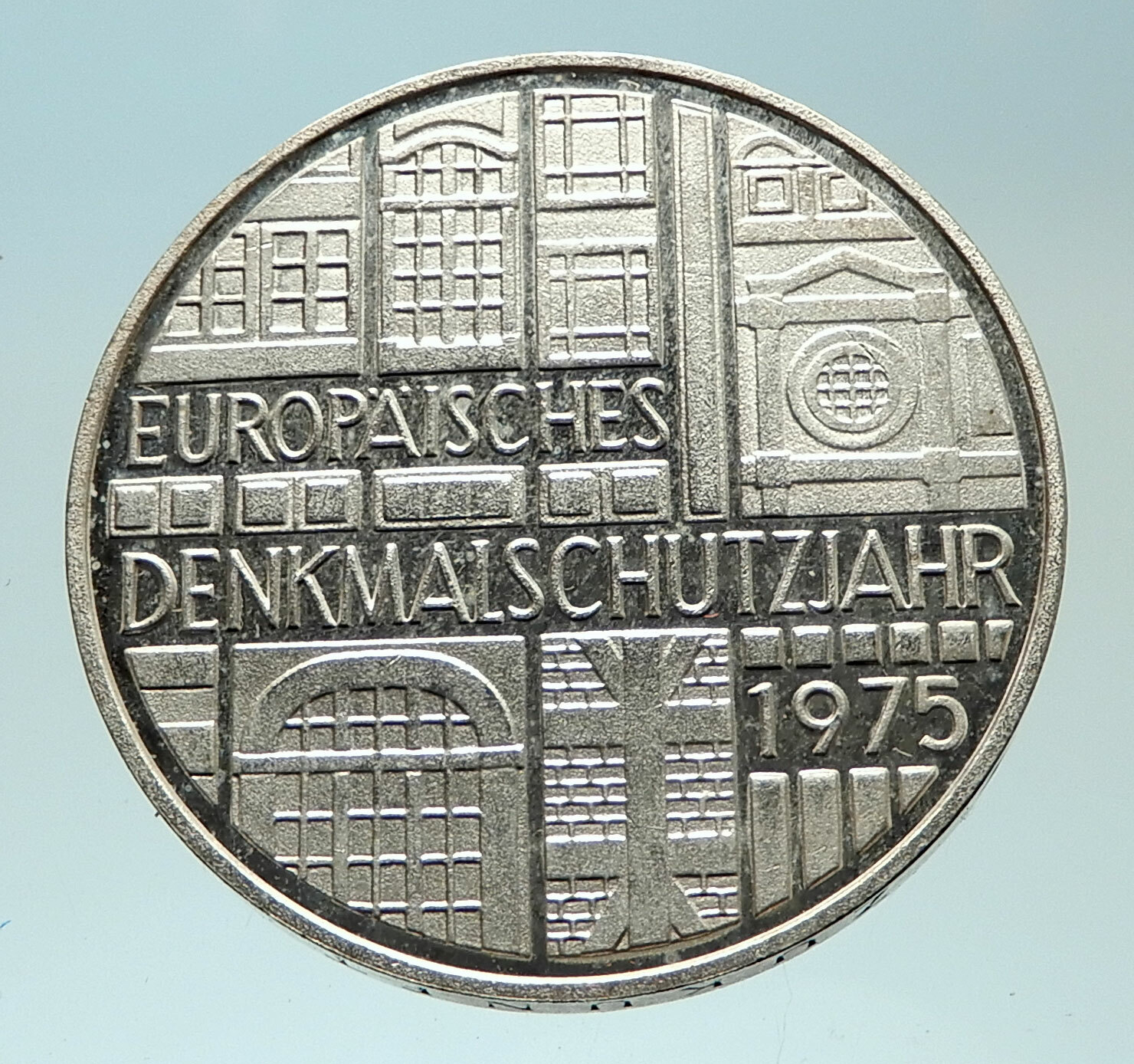 1975 Germany European Historic Monuments Proof Silver 5 Mark German ...