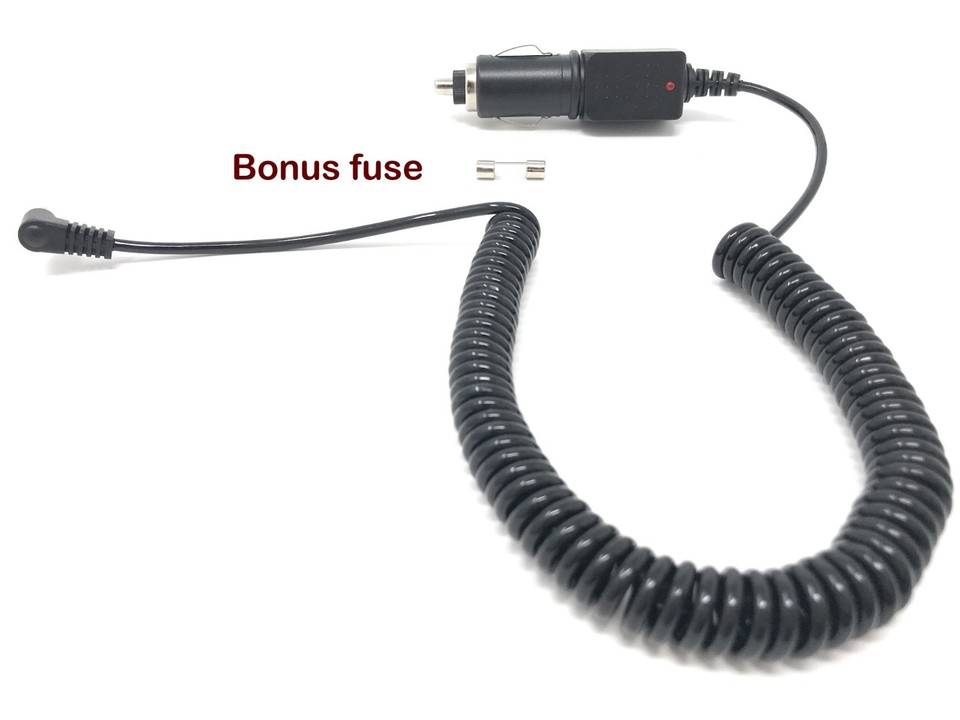 CAR DC Power Coiled Cord Replacement for COBRA SL3 GPS Safety Locator ...