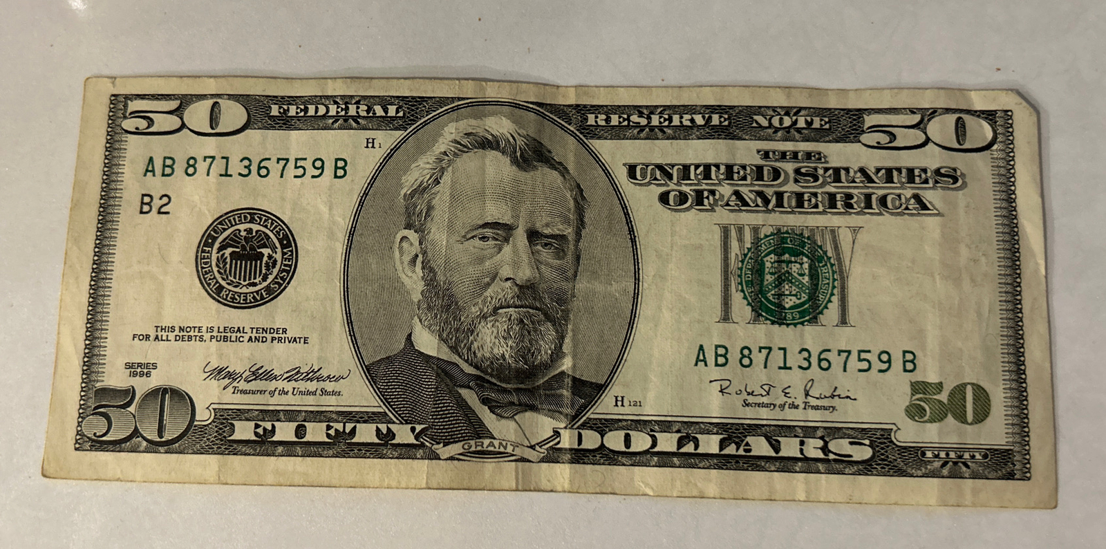 50 Dollar Bill 1996 | eBay