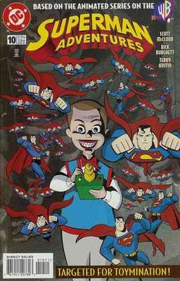 SUPERMAN ADVENTURES #10 NEAR MINT 1997 ANIMATED SERIES TOYMAN ...