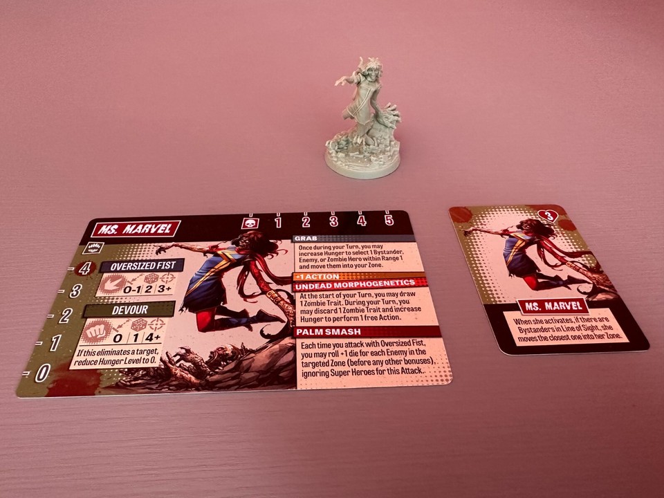 Marvel Zombies Ms. Marvel Zombie Mini Kickstarter Exclusive CMON | eBay
