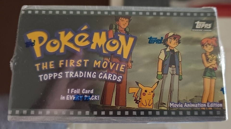 Topps 1999 Pokemon The First Movie Booster Box Pack of 36 Black Logo ...