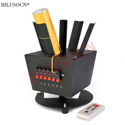 wireless remote control 6 channel rotating cold fireworks firing system ...