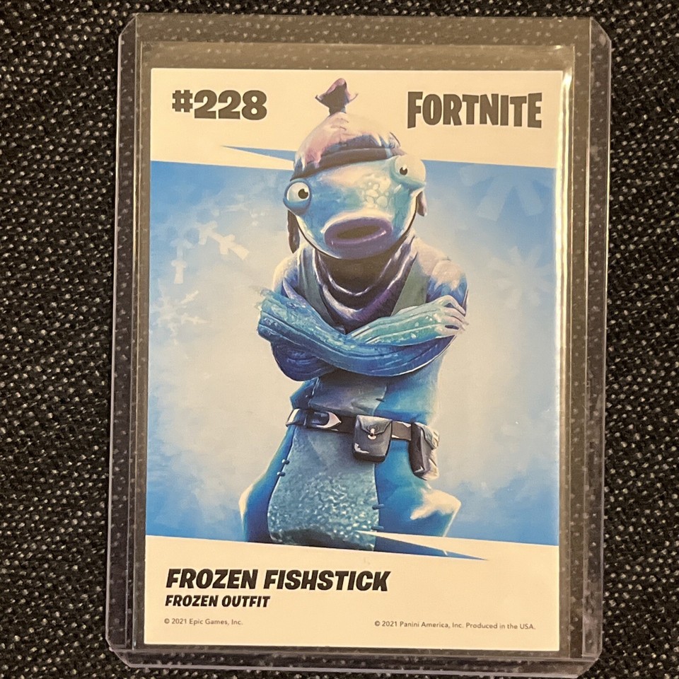 2021 Panini Fortnite Series 3 #228 Frozen Fishstick- Frozen Outfit (non ...
