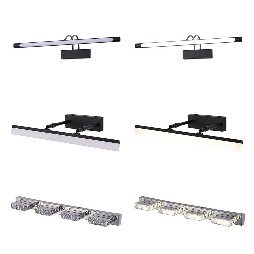 New 45-90cm LED Mirror Wall Light Picture Front Makeup Lighting ...