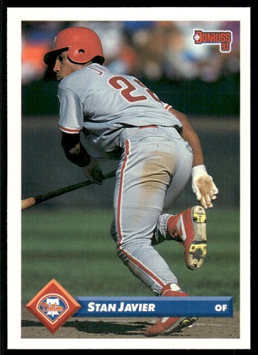 1993 Donruss 280 Stan Javier Philadelphia Phillies Baseball Card | eBay