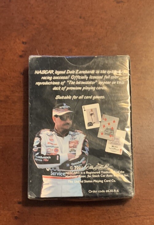 2001 Bicycle Dale Earnhardt NASCAR Playing Cards Still Factory Sealed ...