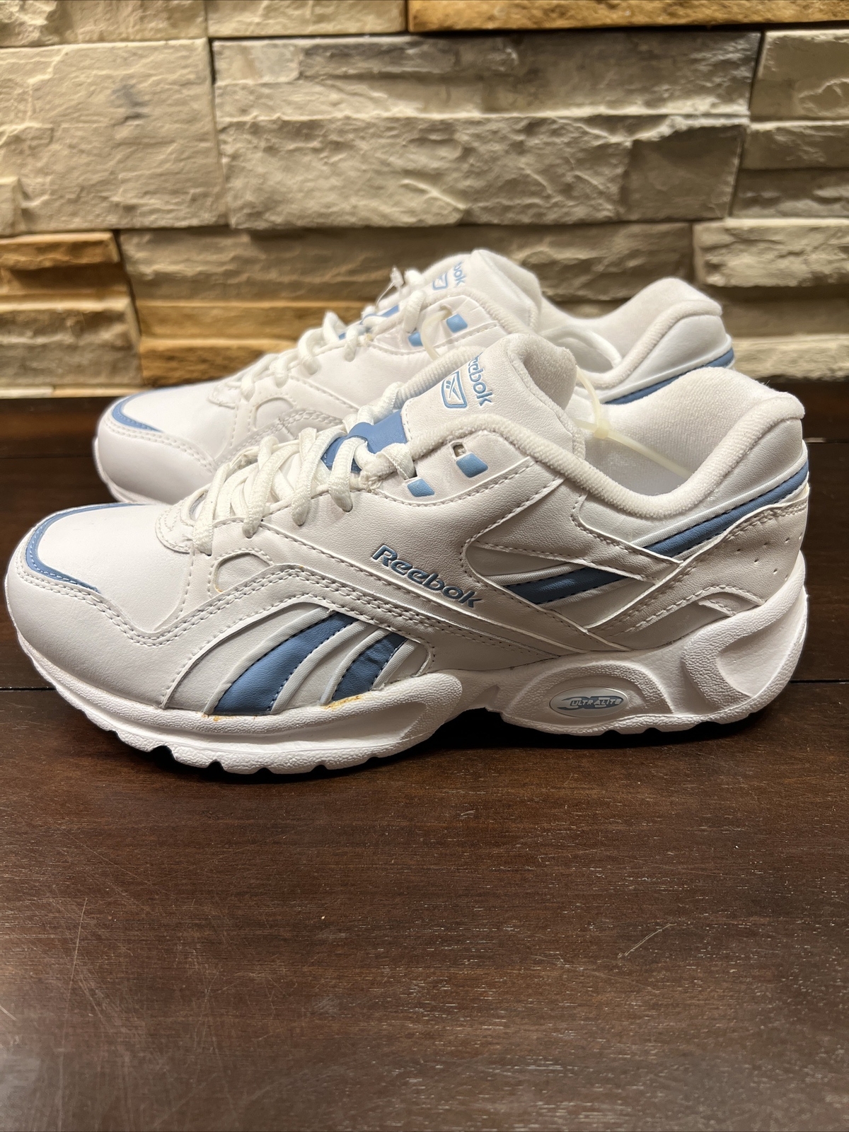 NWB Reebok Womens 3D RXT Ultralite White / Mineral Blue Sneakers Size 8 ...
