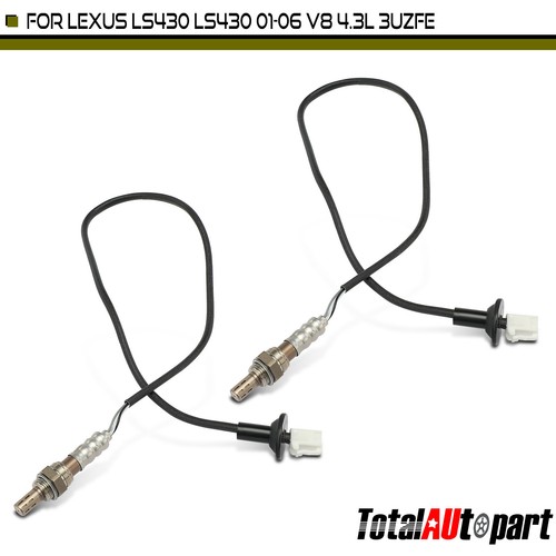 2Pcs O2 Oxygen Sensors for Lexus SC430 LS430 2002-2005 4.3L Downstream ...