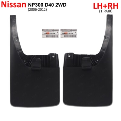 Pair Rear Mud Flap Splash Guard Fender For Nissan Navara D40 4x2 2006 ...