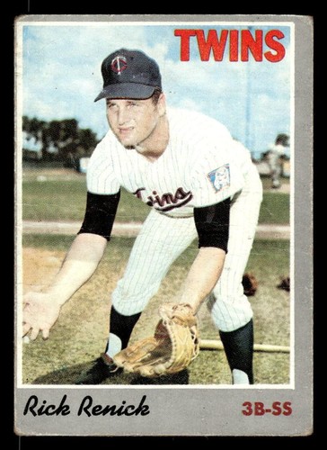 1970 TOPPS RICK RENICK 93 POOR BASEBALL MINNESOTA TWINS | eBay