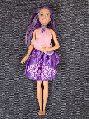 Skipper Barbie Doll Sister Mattel 2010 Brown Hair Purple Streaks ...