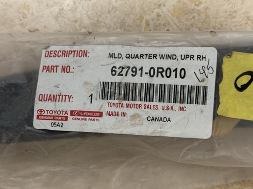 🔥OEM🔥 2019-2023 TOYOTA RAV4 REAR RIGHT SIDE PANEL UPPER MOLDING ...