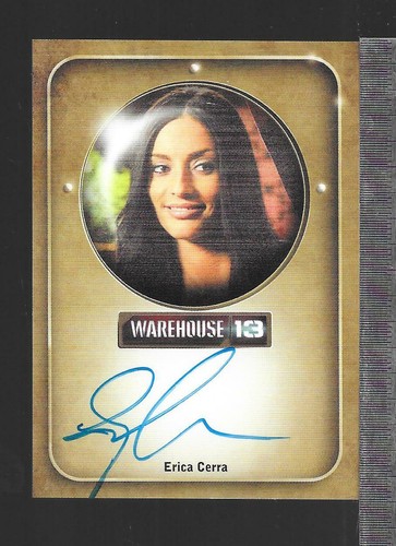 Warehouse 13 1 2010 Autograph Card Erica Cerra Jillian Whitman EUREKA ...
