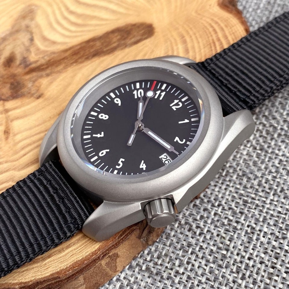 20ATM Dive NH35 Mechanical Men Watch Military 40mm Sapphire 3.8 Crown ...