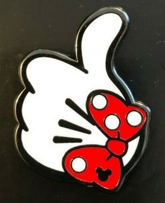 Disney pin 135089 Game Minnie Mouse glove hand thumb thumbs up hidden ...