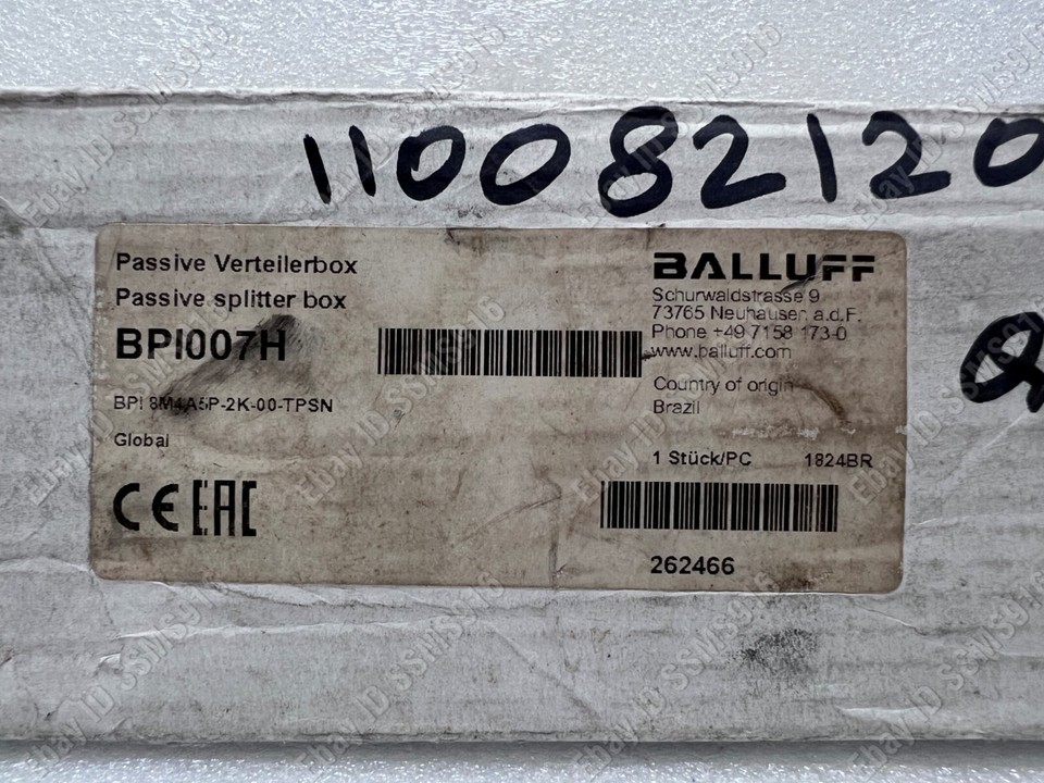 Balluff BPI007H Junction blocks BPI 8M4A5P-2K-00-TPSM 8x M12x1-Female ...