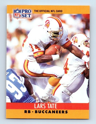 1990 Pro Set Lars Tate Tampa Bay Buccaneers #317 | eBay