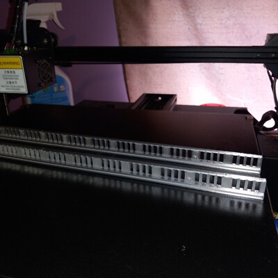 12" HO or N scale Bridge Railing pair 3D Printed 1:87 scale | eBay