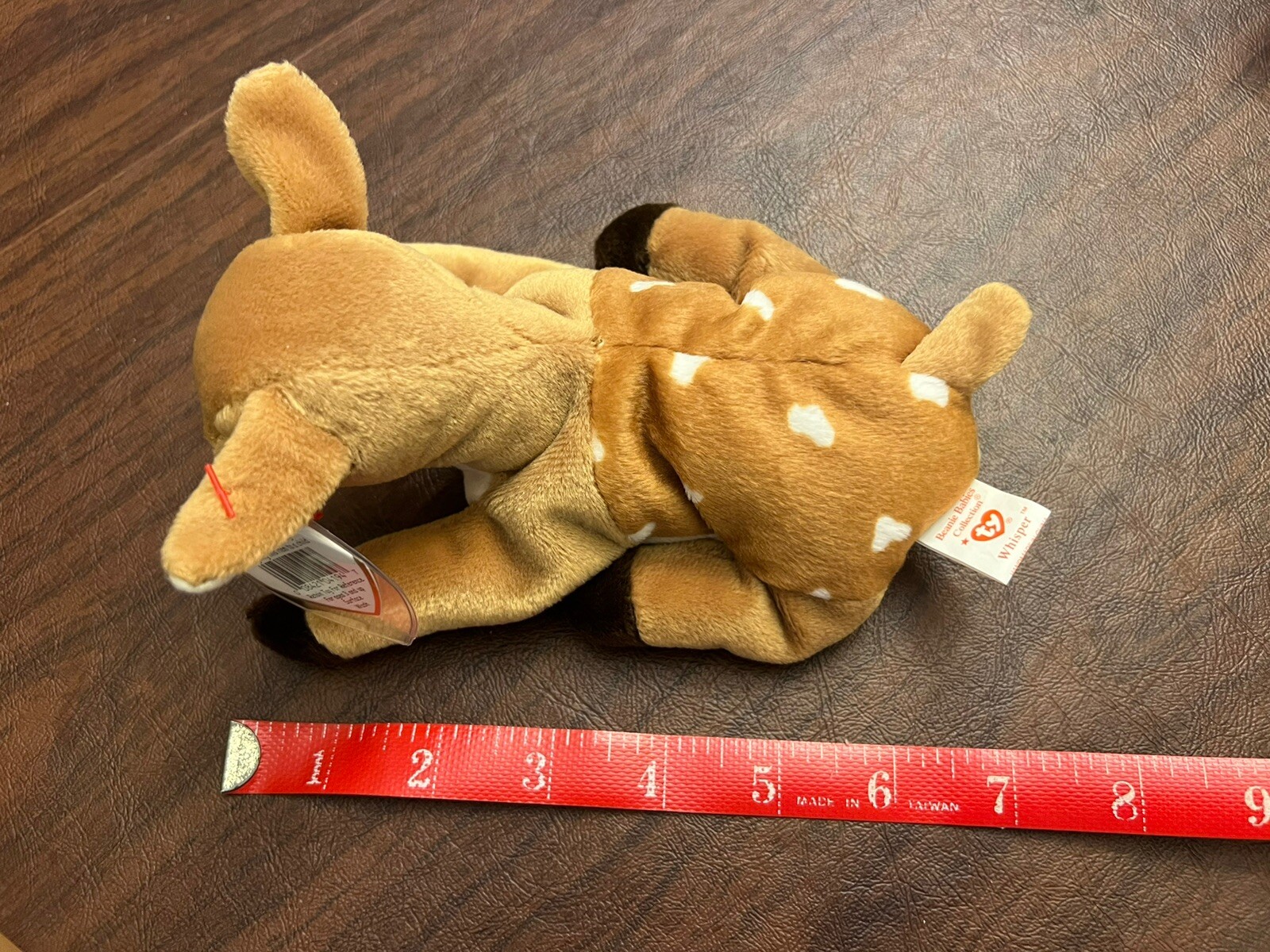 Ty Beanie Baby “Whisper” Deer Stuffed Animal Plush 7” With Tag Sleeve ...