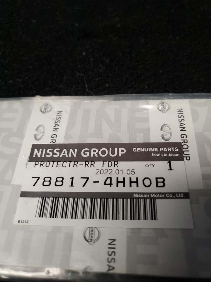New 2017-2022 Genuine Infiniti Q50 Protector 78817-4HH0B Rear Fender ...