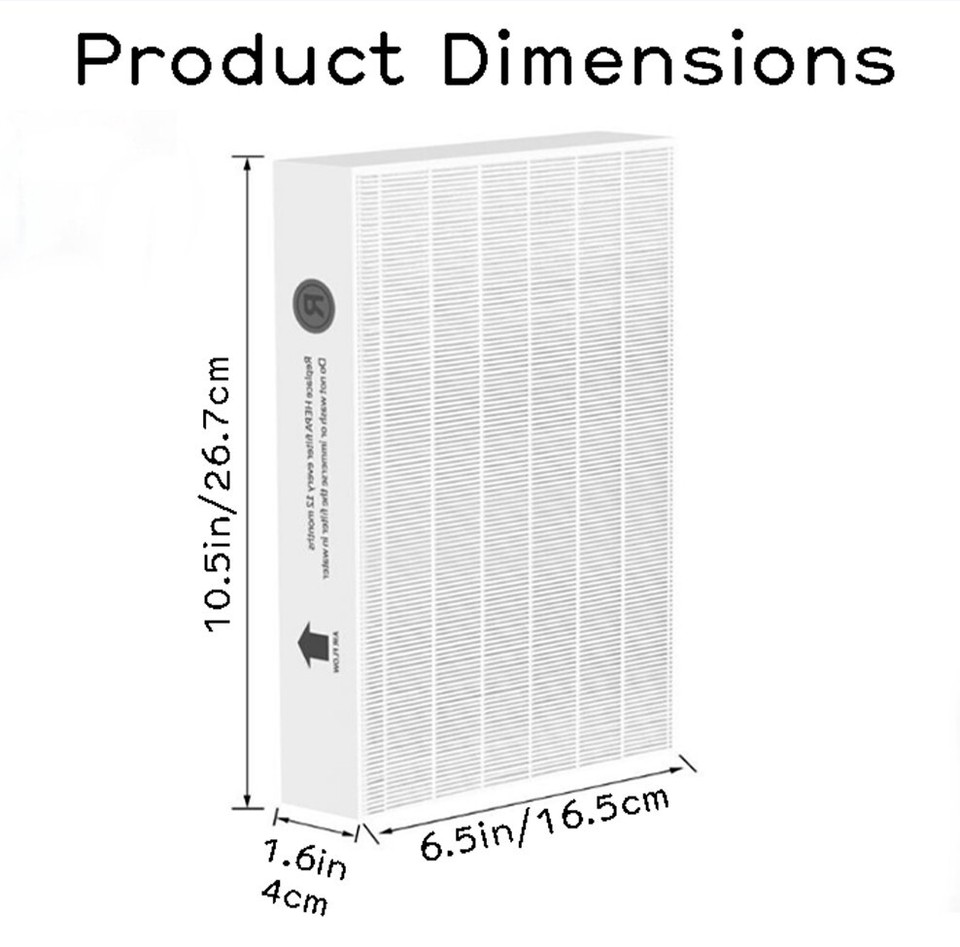 2 Pack Replacement HEPA Filters R for Honeywell HRF-R2 HPA200 Air ...