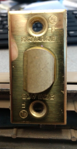 SCHLAGE LOCK UL ULC SPRING LATCH 2 3/4" BACKSET US3 POL BRASS FINISH ...