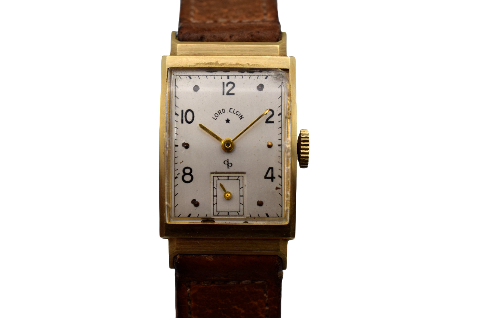 Vintage Lord Elgin 14k Solid Gold Watch - Gem