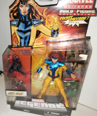 Marvel Legends : Jean Grey | Rocket Raccoon BAF | Series 2012 Hasbro 6 ...