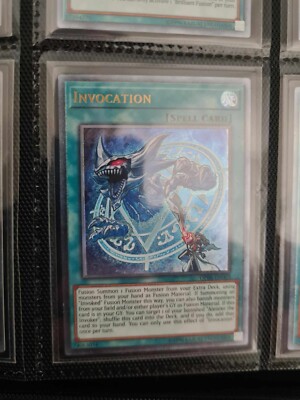 Invocation Yu-Gi-Oh! OP06-EN003 Ultimate Rare | eBay UK