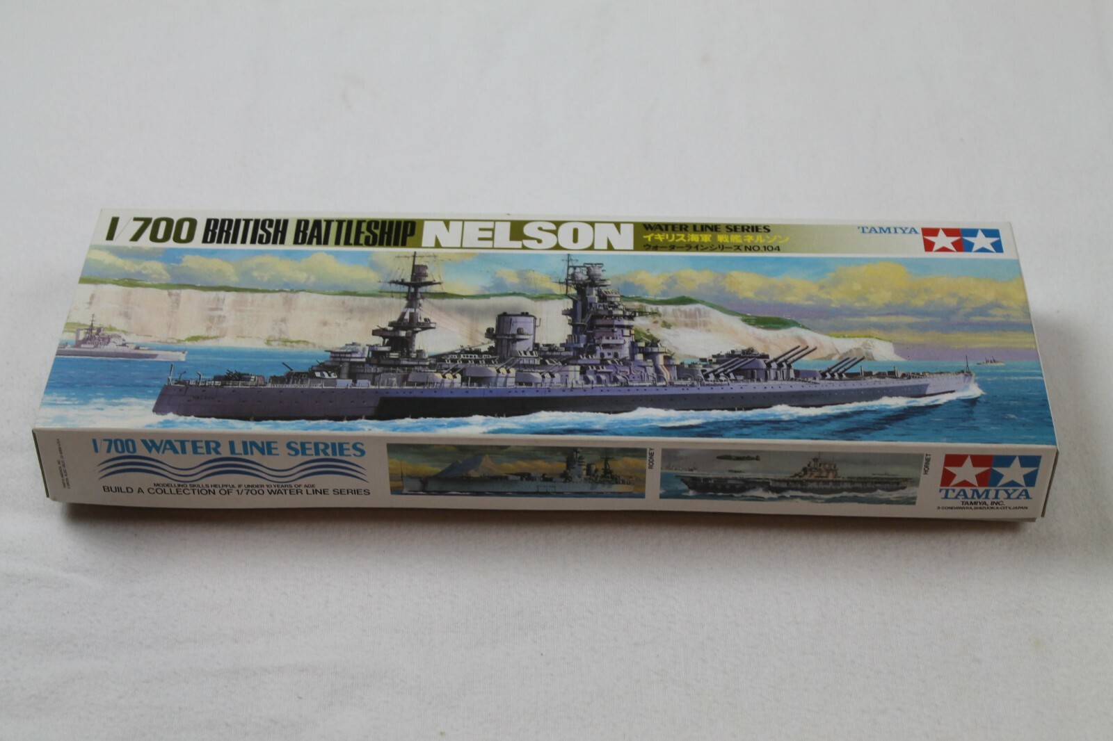 Tamiya Royal Navy 77504 HMS Nelson British Battleship 1:700 Water Line ...