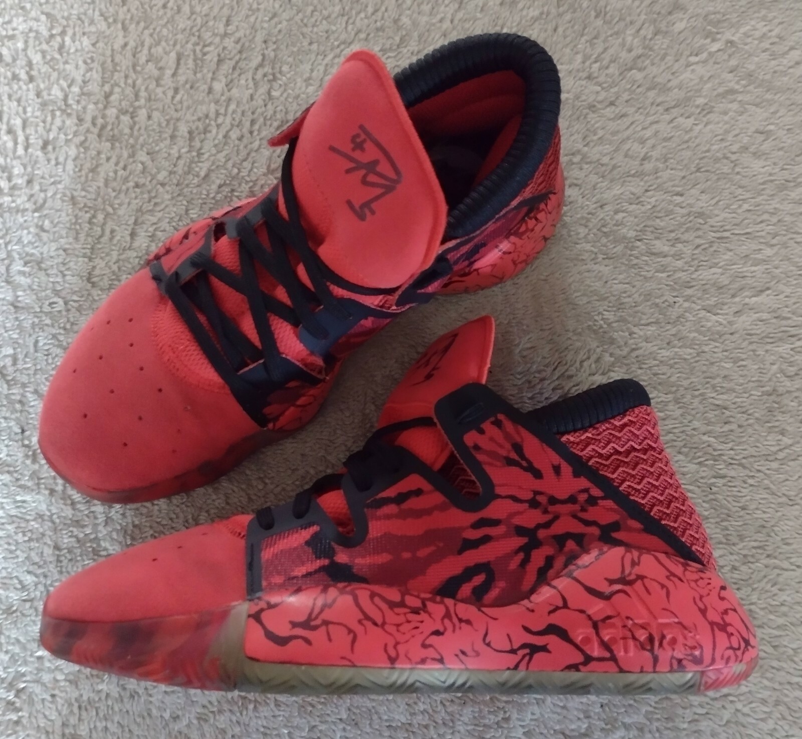 Adidas Pro Vision Red Basketball Fitness Casual Trai… - Gem