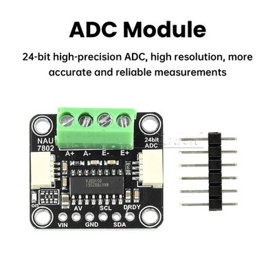 NAU7802 High-Precision ADC Module 24 Bit ADC Data Conversion Pressure ...