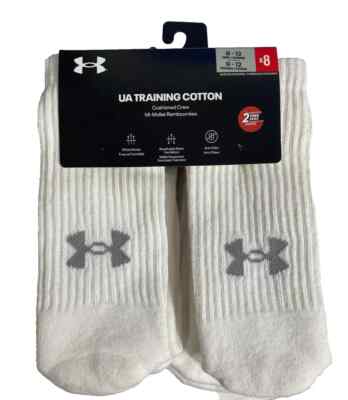 Under Armour Socks 8-Pack UA Training Crew Athletic U675 Mens Socks sz ...