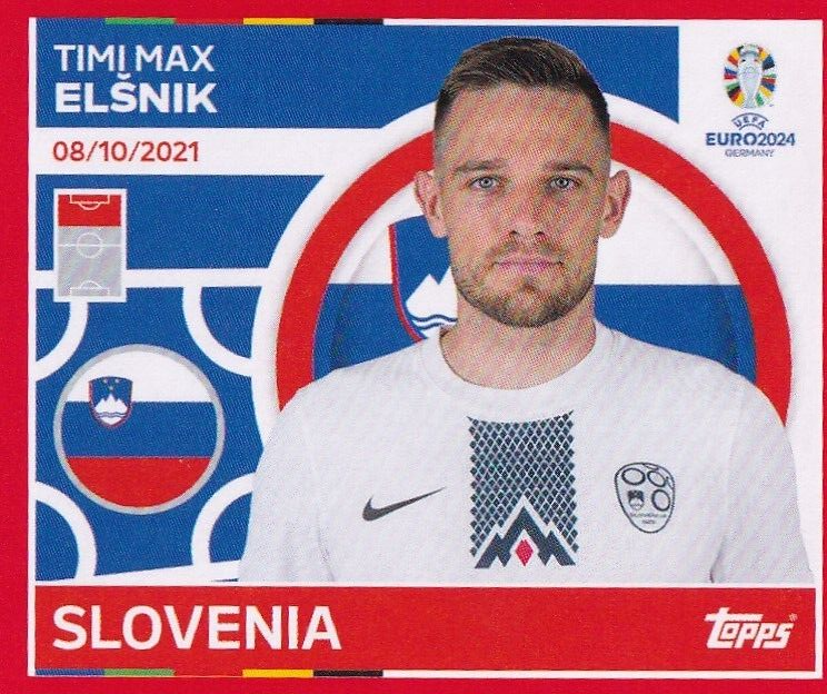 Topps UEFA Sticker Swiss Edition Svn 21 Timi Max Elsnik | eBay