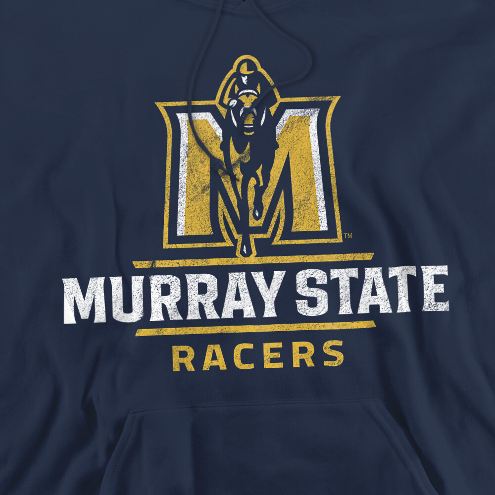 Murray State University Adult Pullover Hoodie Primary Logo, Navy, S-3XL ...