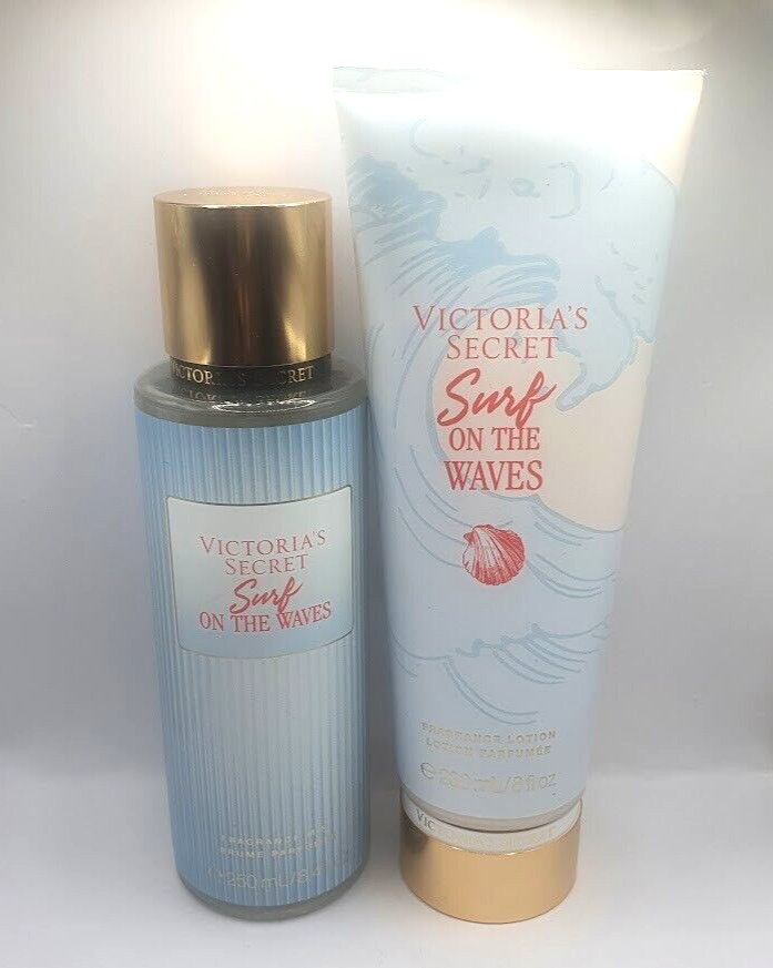 VICTORIA'S SECRET SURF ON THE WAVES BODY MIST & LOTION (SET OF 2) | eBay
