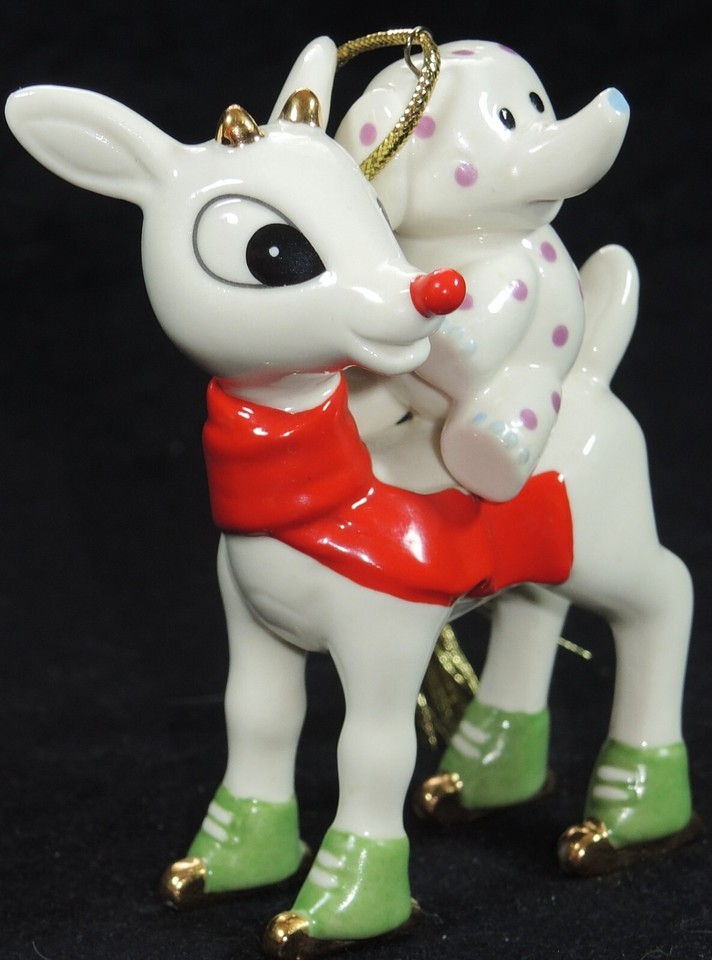 LENOX RUDOLPH Red-Nosed Reindeer Merry Misfit Christmas Ornament NEW ...