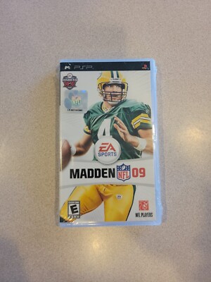 MADDEN NFL 09 Sony PSP 2008 BRETT FAVRE, SEALED PACK | eBay